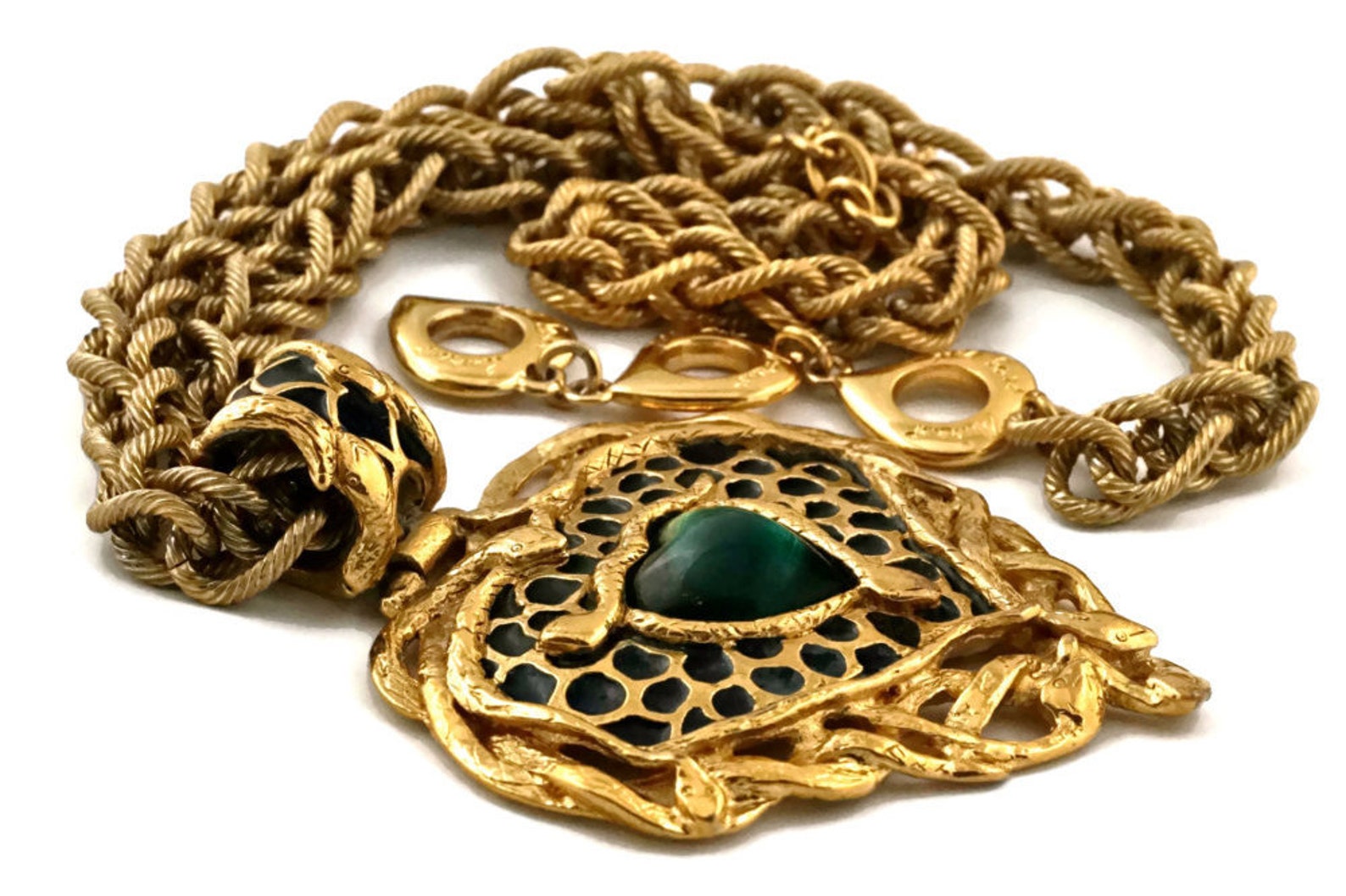 Vintage YVES SAINT LAURENT Ysl by Robert Goossens Snake - Etsy