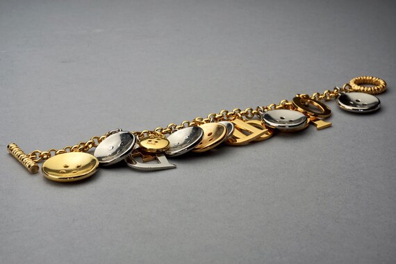 Vintage Iconic CHRISTIAN DIOR Letters and Buttons Cha… - Gem