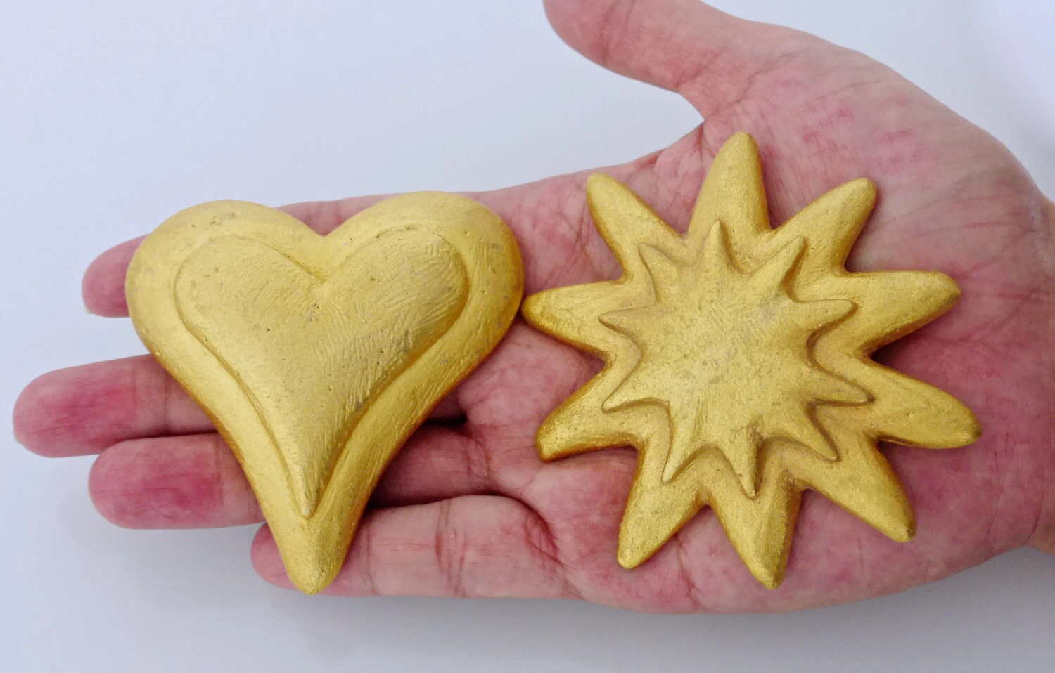 Vintage Huge Edouard Rambaud Star Heart Set Brooches | Etsy