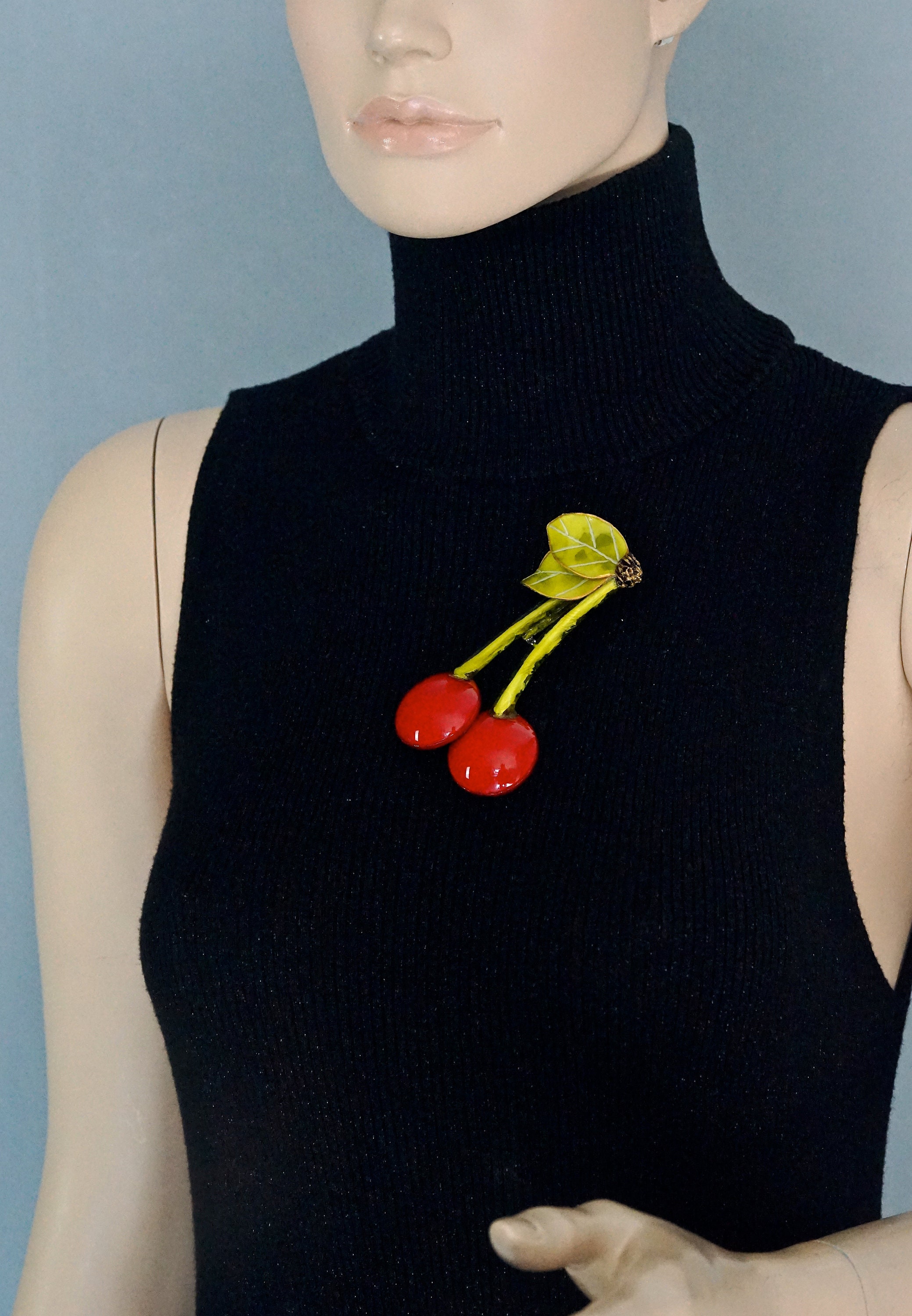 Vintage Massive CILEA PARIS Cherry Fruit Brooch - Etsy