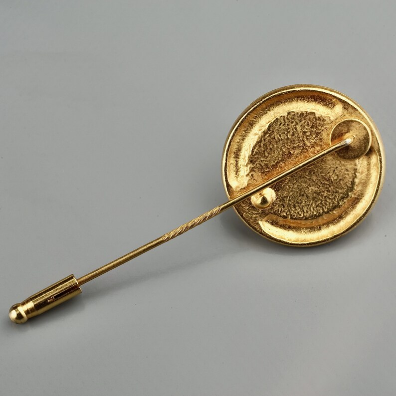 Vintage PACO RABANNE Logo Pearl Stick Pin Brooch - Etsy