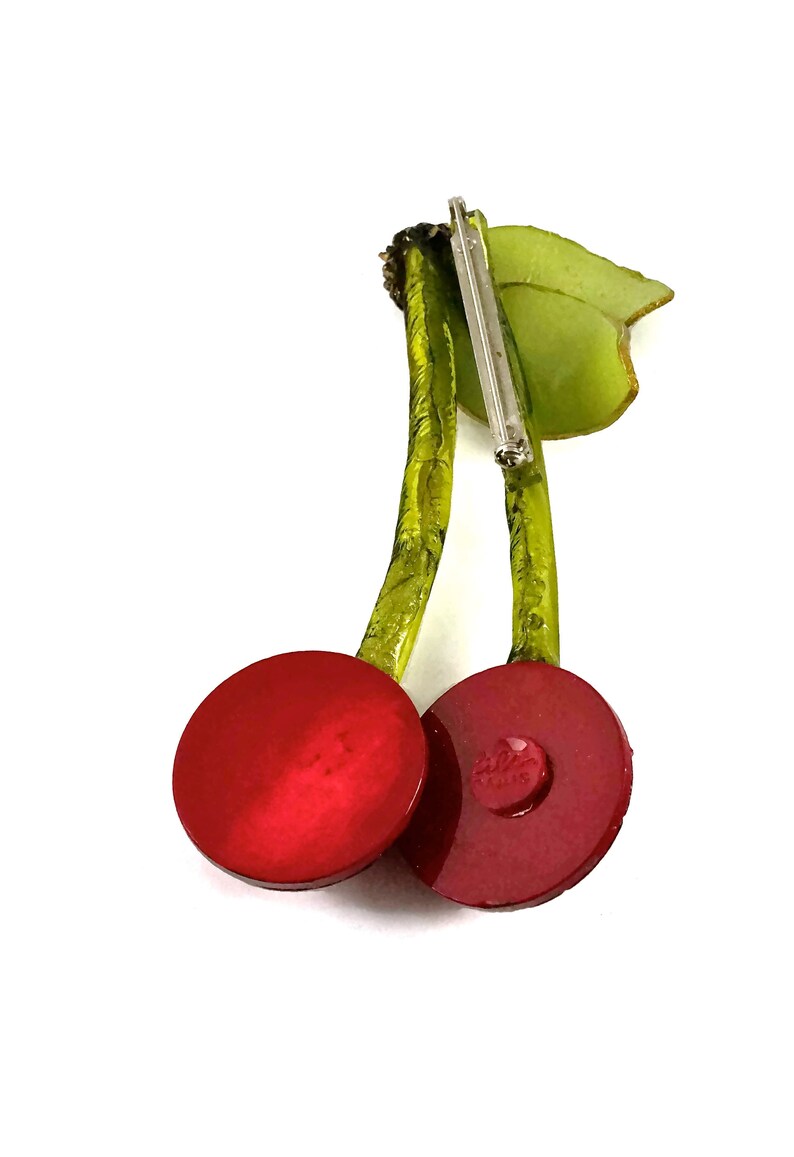 Vintage Massive CILEA PARIS Cherry Fruit Brooch - Etsy