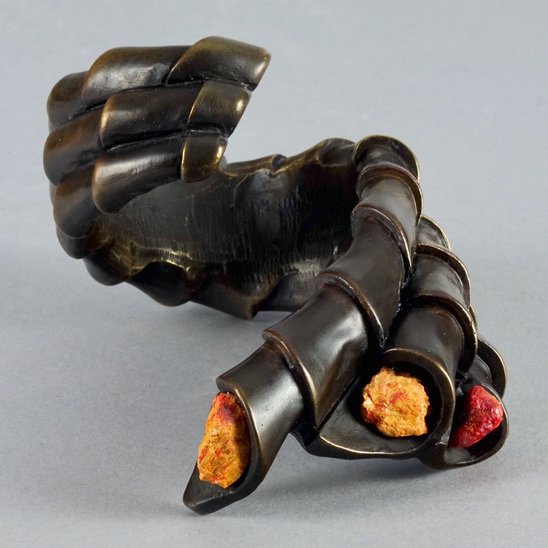 Vintage CLAUDE MONTANA Pour Claire DEVE Sculptural Conic Tiered Claw ...