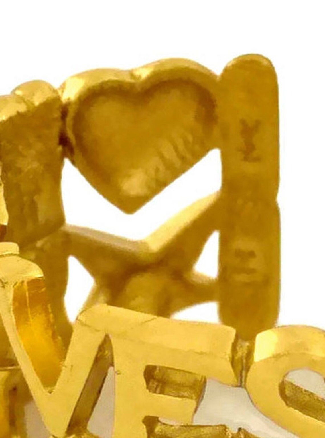 Vintage YVES SAINT LAURENT Ysl Spelled Letter Bracelet Cuff - Etsy