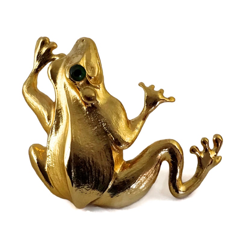 Vintage 1991 CHRISTOPHER ROSS Sculpture Frog Belt Buckle - Etsy