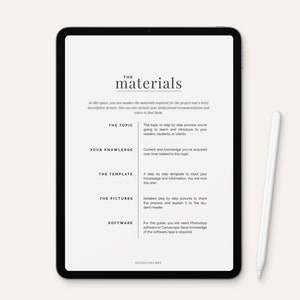 Step by Step Tutorial Template - Etsy