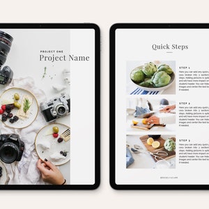 PDF Tutorial & How to Guide Template - Etsy
