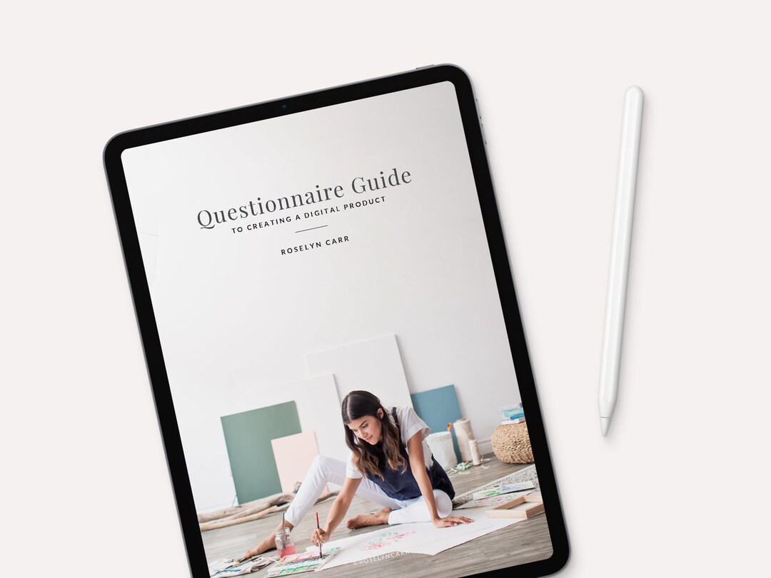 Questionnaire Guide Template - Etsy