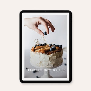 PDF Tutorial & How to Guide Template - Etsy