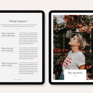PDF Tutorial & How to Guide Template - Etsy