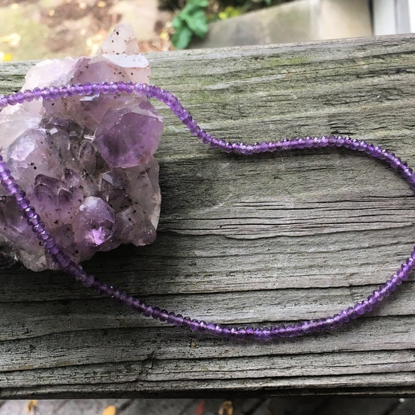 Amethyst Choker - Etsy