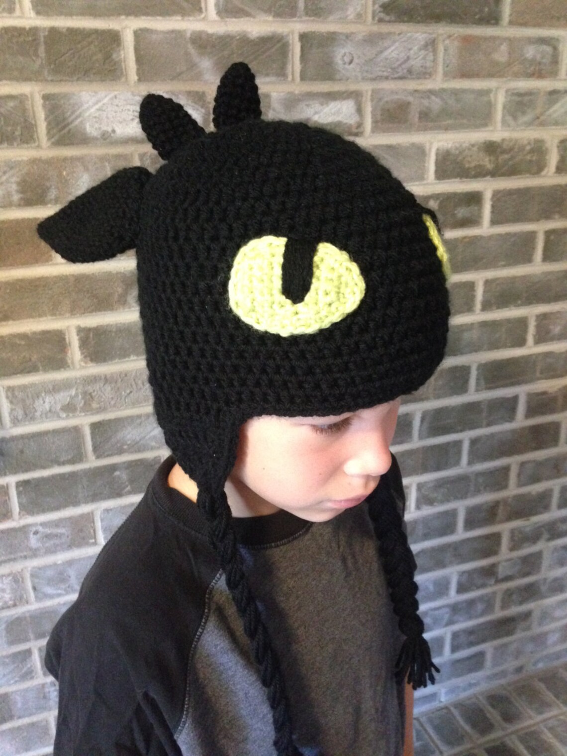 Toothless, How to Train Your Dragon, Crochet Hat **PATTERN ONLY ...