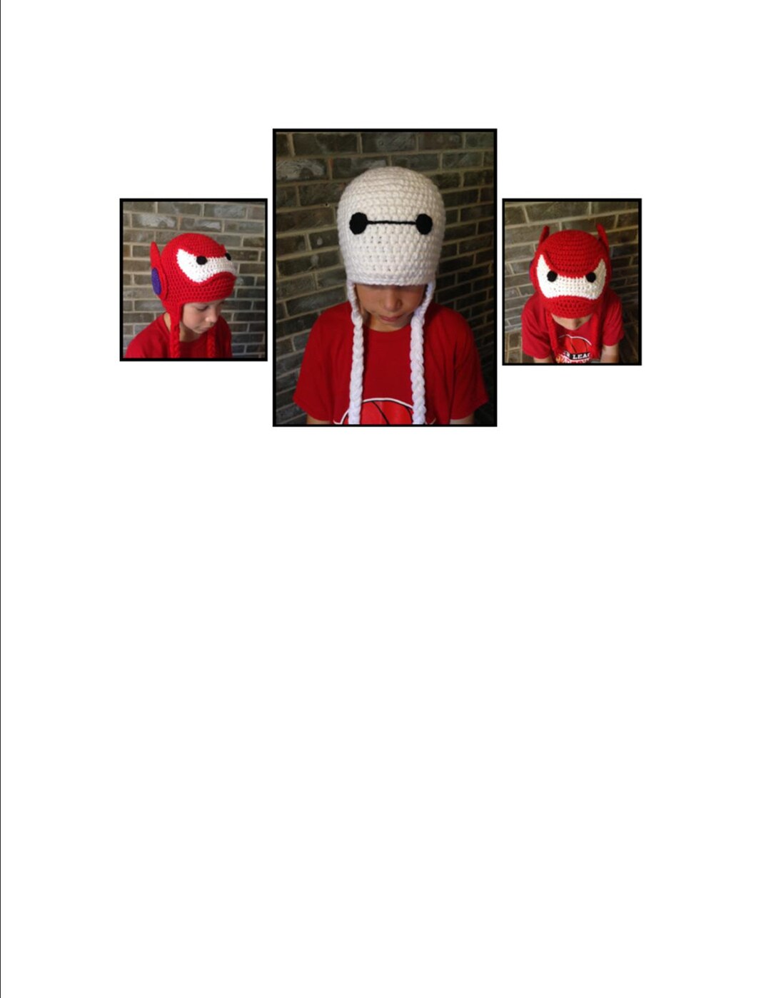 Baymax, Big Hero 6, Crochet Hat **PATTERN ONLY** 2-in-one - Etsy