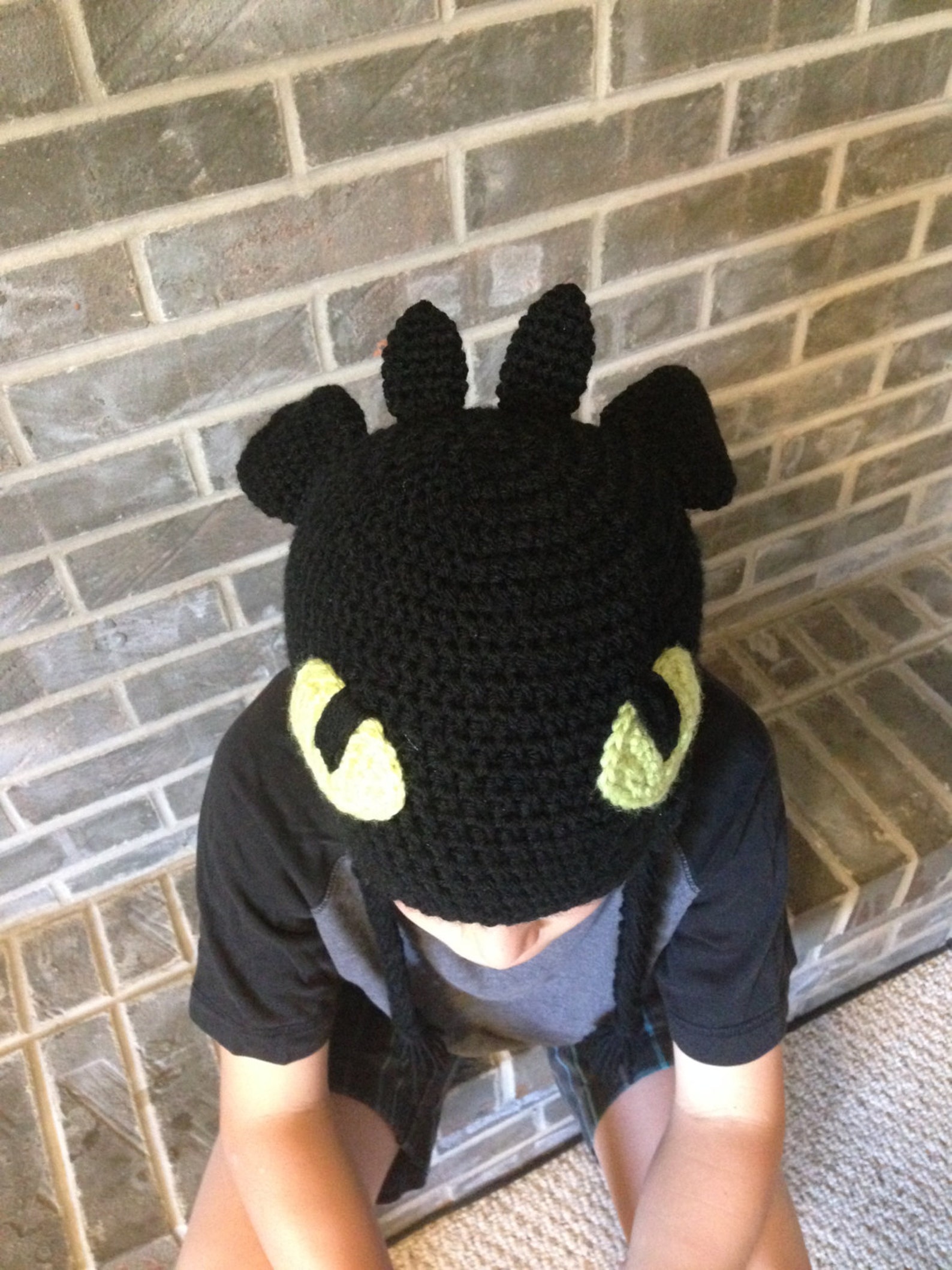 Toothless, How to Train Your Dragon, Crochet Hat **PATTERN ONLY ...