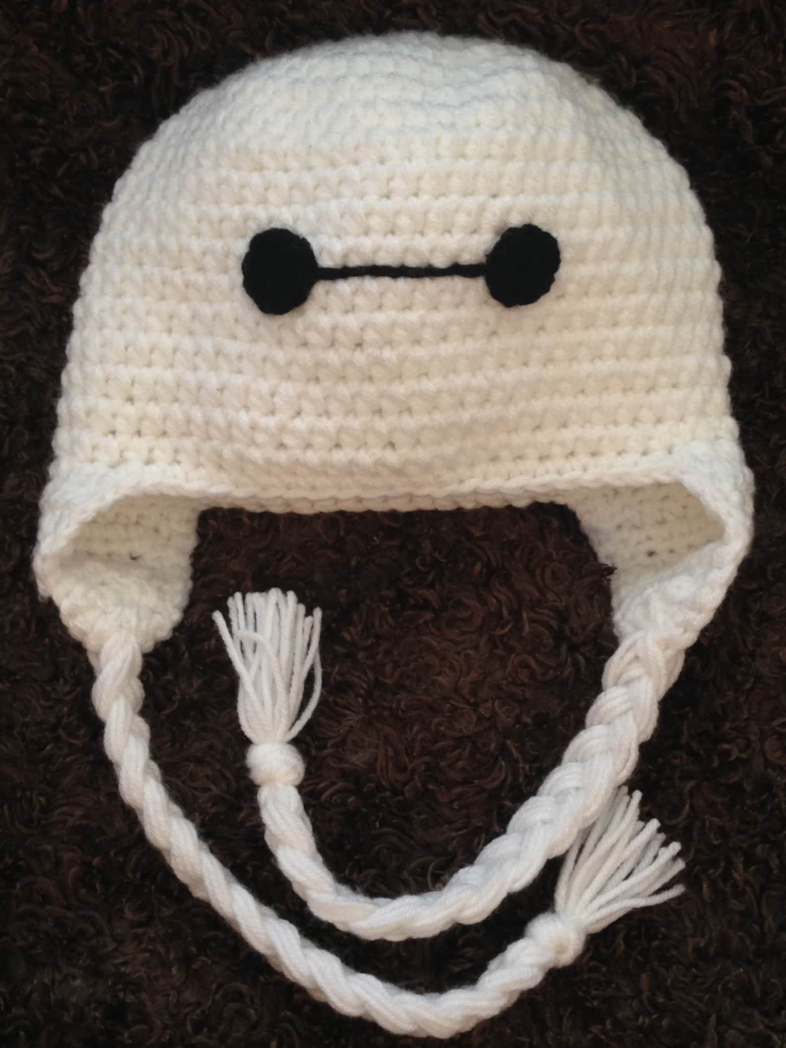 Baymax, Big Hero 6, Crochet Hat **PATTERN ONLY** 2-in-one - Etsy