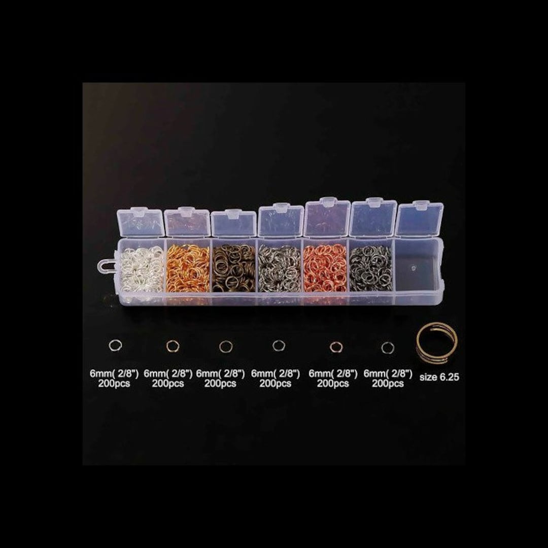 1200 Jump Rings Mixed Box Set Plus Jump Ring Opener US Seller Ew081 - Etsy