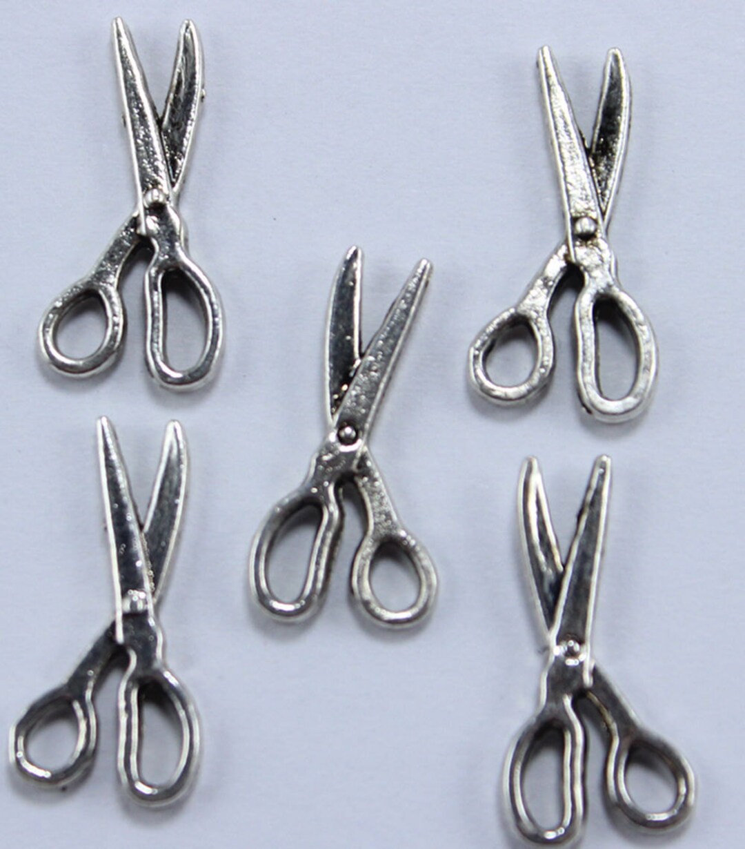10 Scissor Charms Shear Charm Tibetan Silver 18 X 9 Mm - Etsy