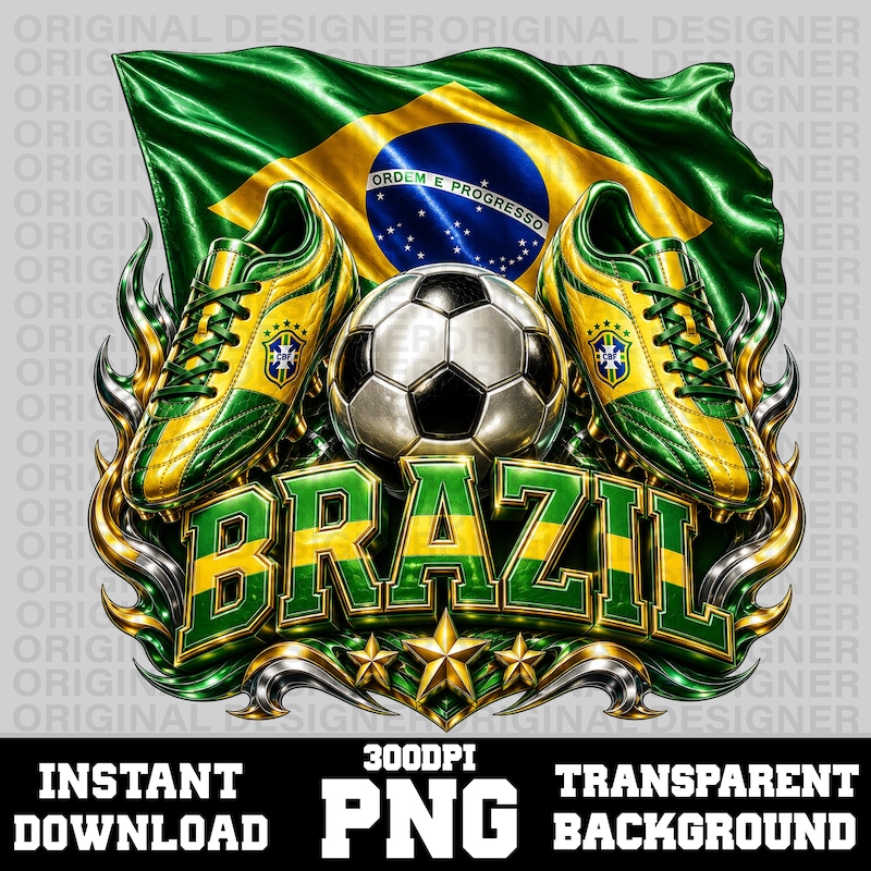 Brazil Flag Ball - Etsy