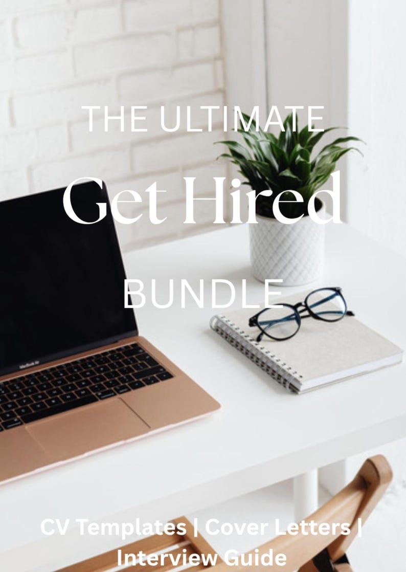 Job Application Bundle: CV, Cover Letter, Interview Guide (canva ...