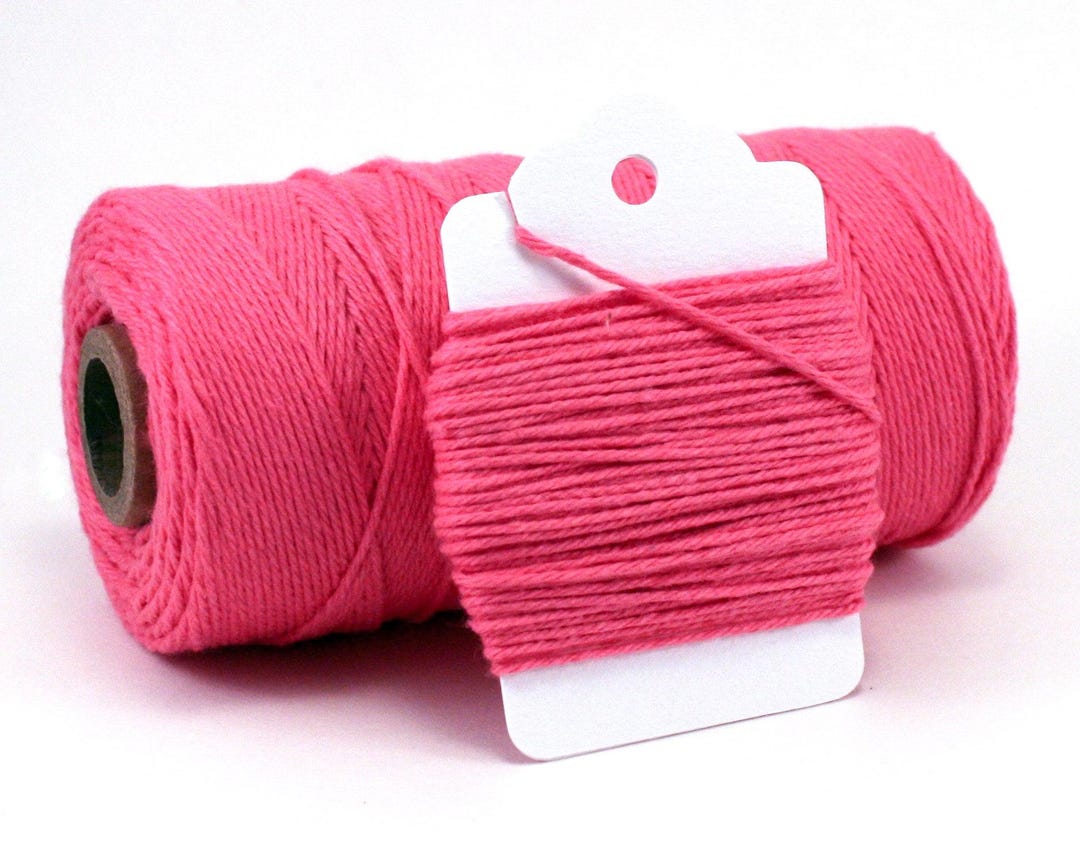 Dark Pink Baker's Twine - 4-ply Cotton Favor String - Etsy