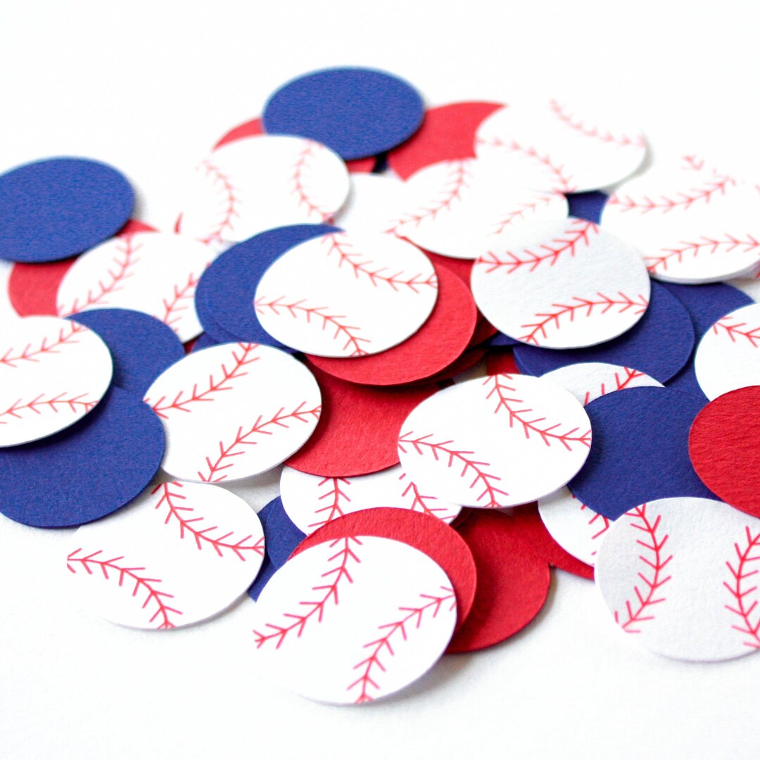 Baseball Birthday Confetti - Sports Themed Party Decor - Etsy