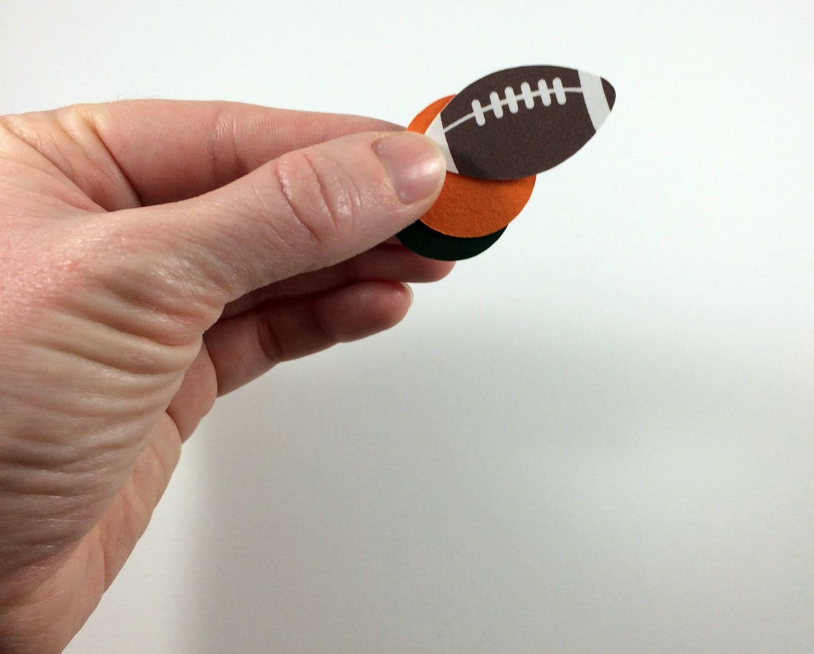 Football Confetti Football Party Decorations Football - Etsy