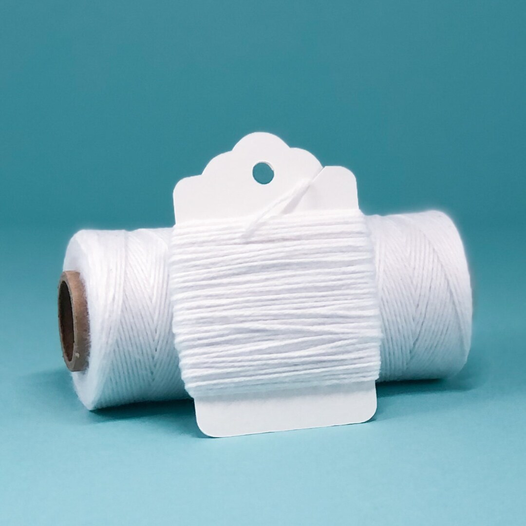 White Twine - White String - Pure White Cotton Twine - Bright White - 4 ...