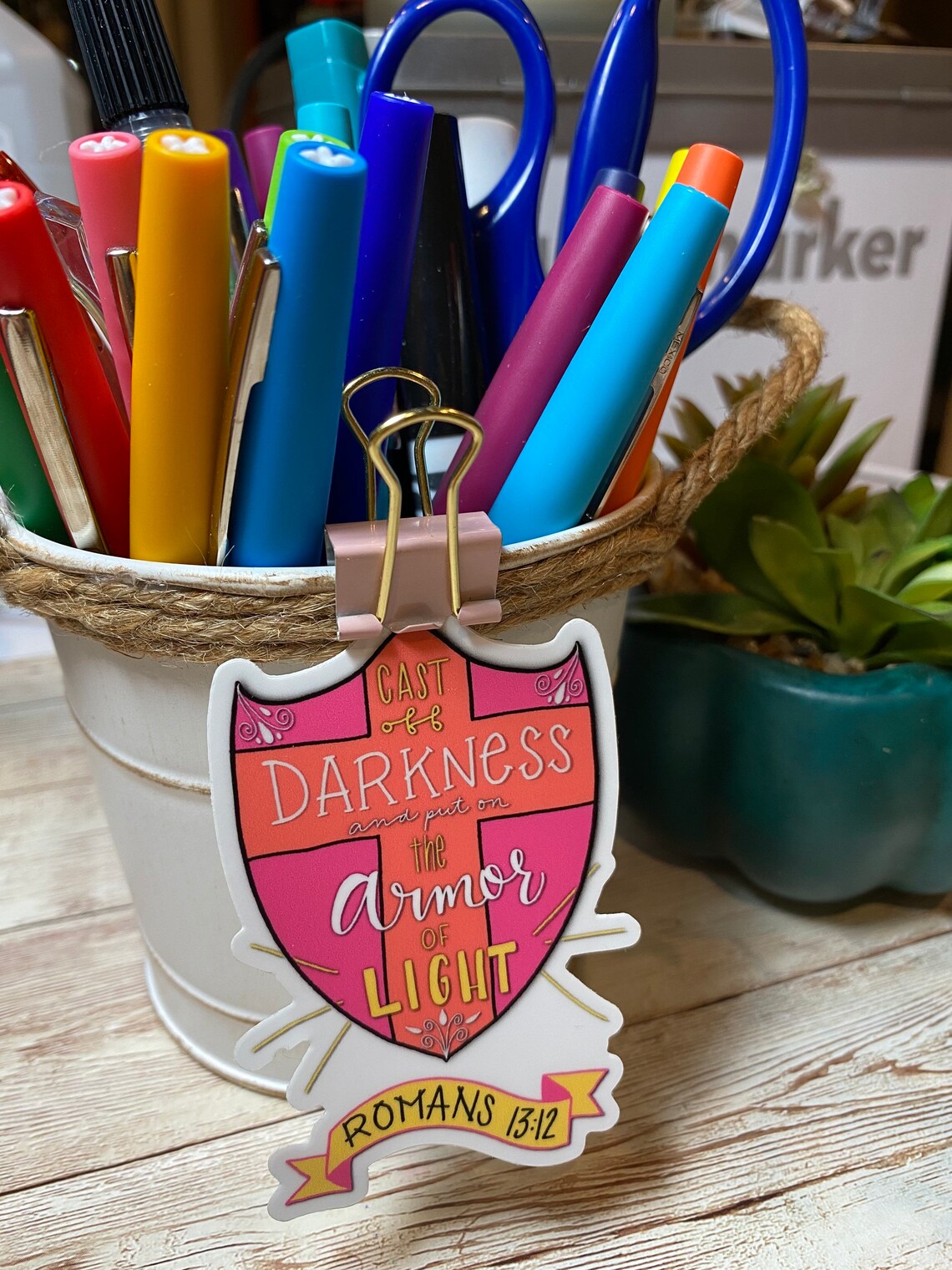 Sticker-laptop Scripture-bible Verse-scrapbook-bible | Etsy