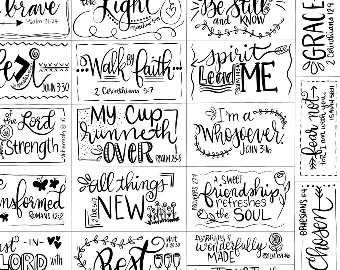 Fruit of the Spirit Scripture Cards: Christian Bible Verse (digital ...
