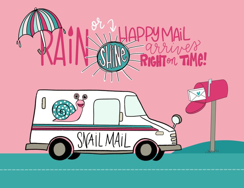 Happy Mail Procreate Stamps: 66 Digital Art Brushes (digital Download ...