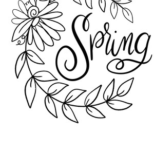 Ebook Spring Has Sprung Easter Coloring Book - Tracers - Doodles ...