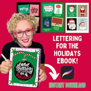 Ebook Hand Lettering & Doodling for the Holidays Idea Book - Etsy