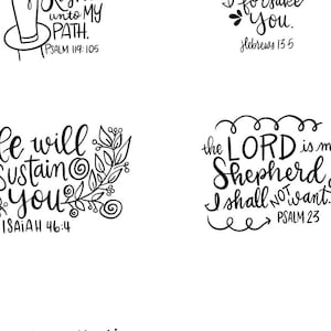 DIY Printable Sticky Note Scripture Notes Template Bible Verses ...