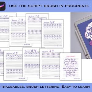 Ebook Cheat Sheets for Brush Lettering Hand Letter - Tracers - Drills ...