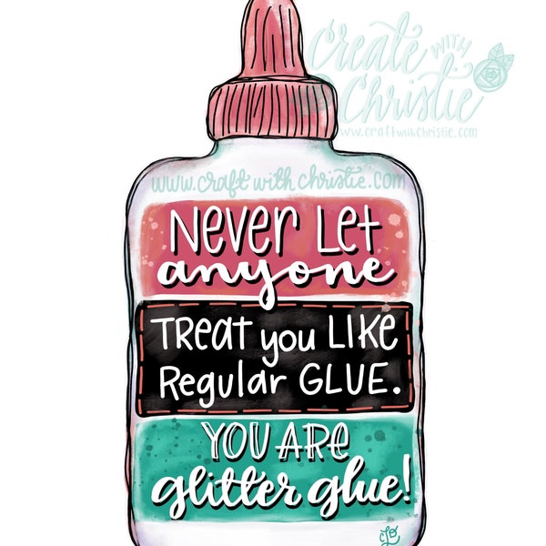 Glitter Glue Etsy