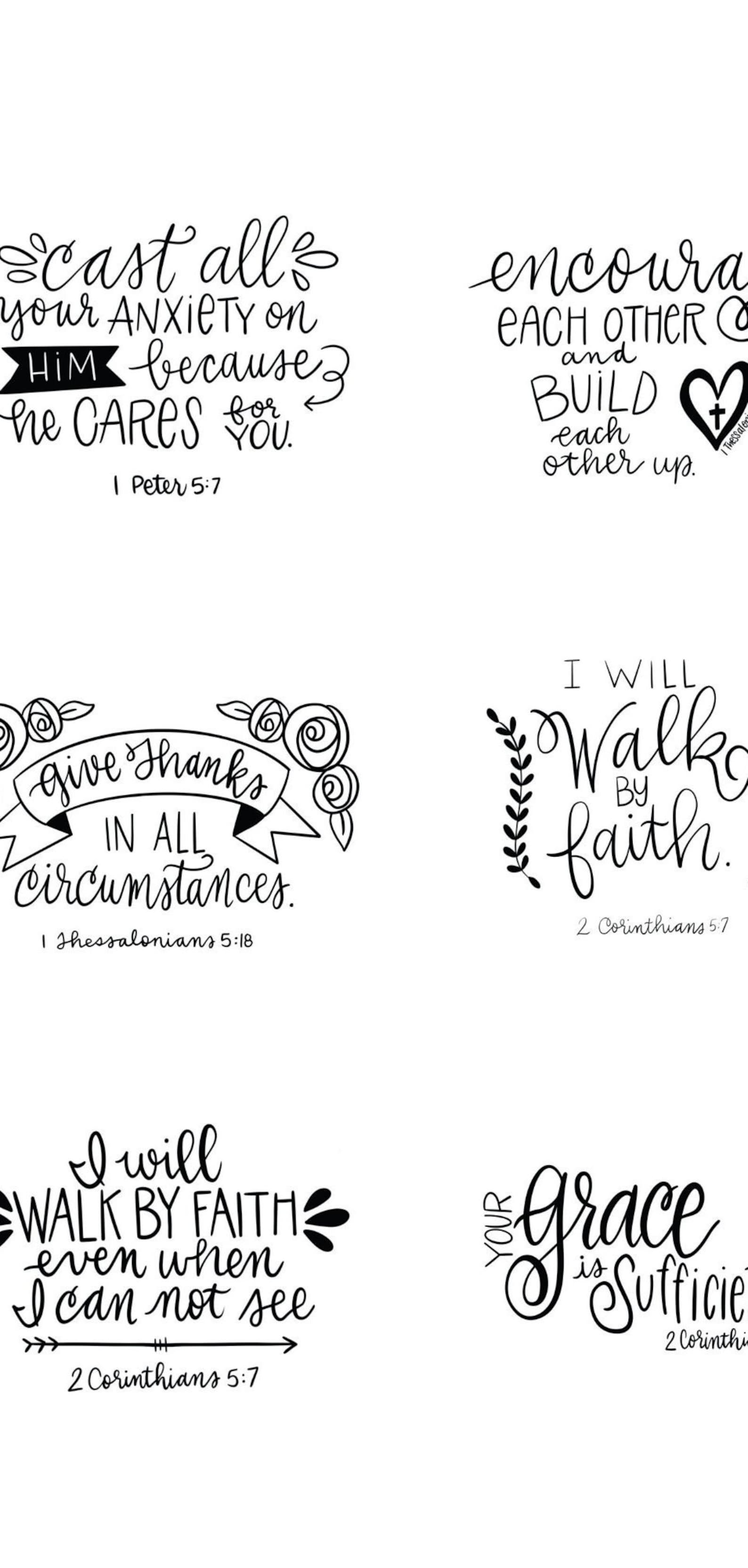 DIY Printable Sticky Note Scripture Notes Template Bible Verses ...