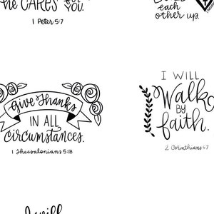 DIY Printable Sticky Note Scripture Notes Template Bible Verses ...