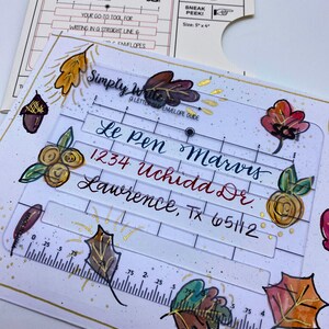 Envelope Addressing Template Set: Snail Mail Calligraphy Guide - Etsy