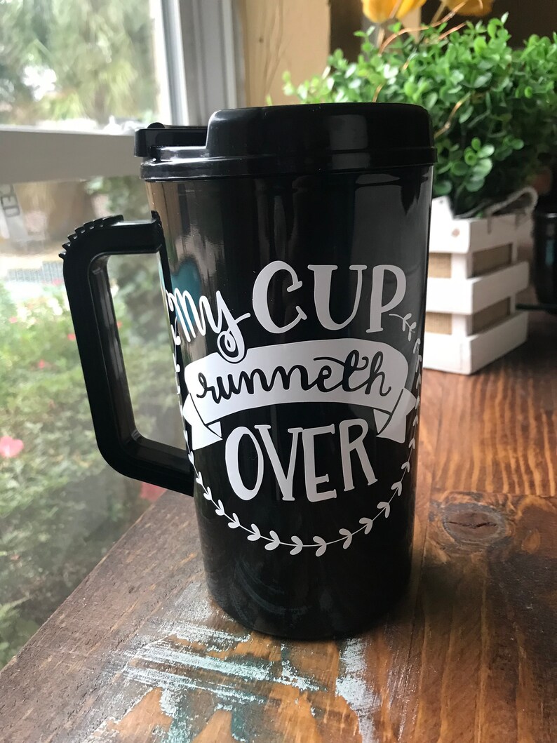 INSTANT DOWNLOAD My Cup Runneth Over Svg, Scripture Bible Verse Svg ...