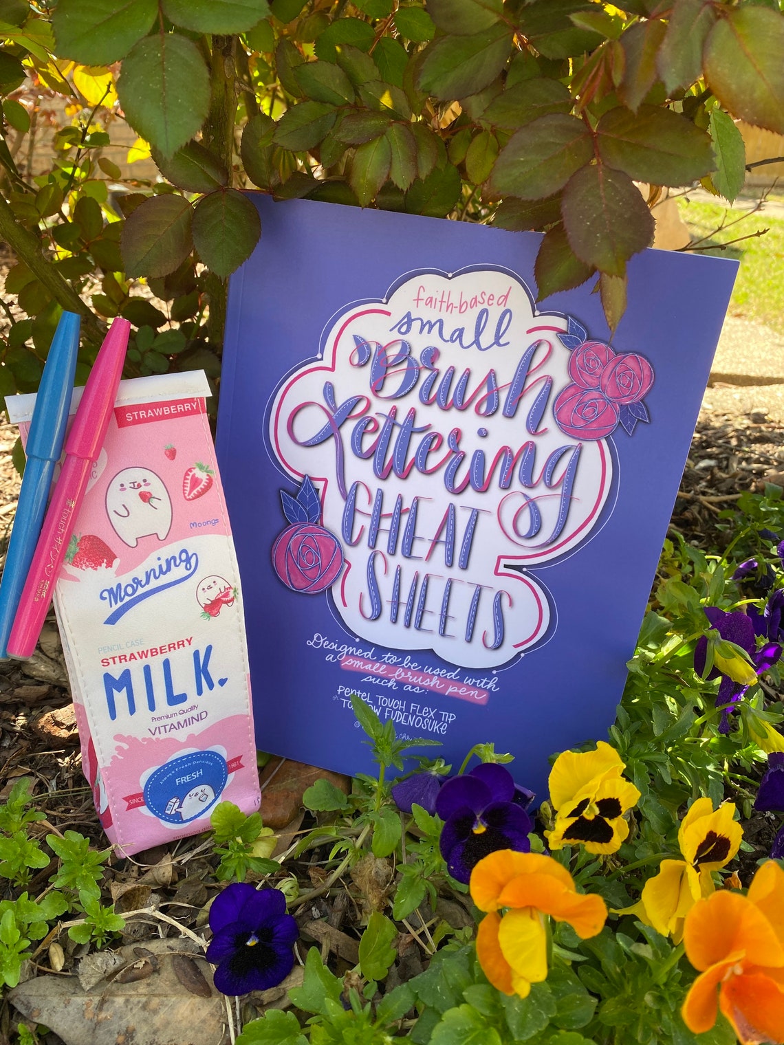 Bundle Cheat Sheet Hand Lettering Workbook With Brush Pen Free - Etsy