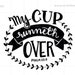 INSTANT DOWNLOAD My Cup Runneth Over Svg, Scripture Bible Verse Svg ...