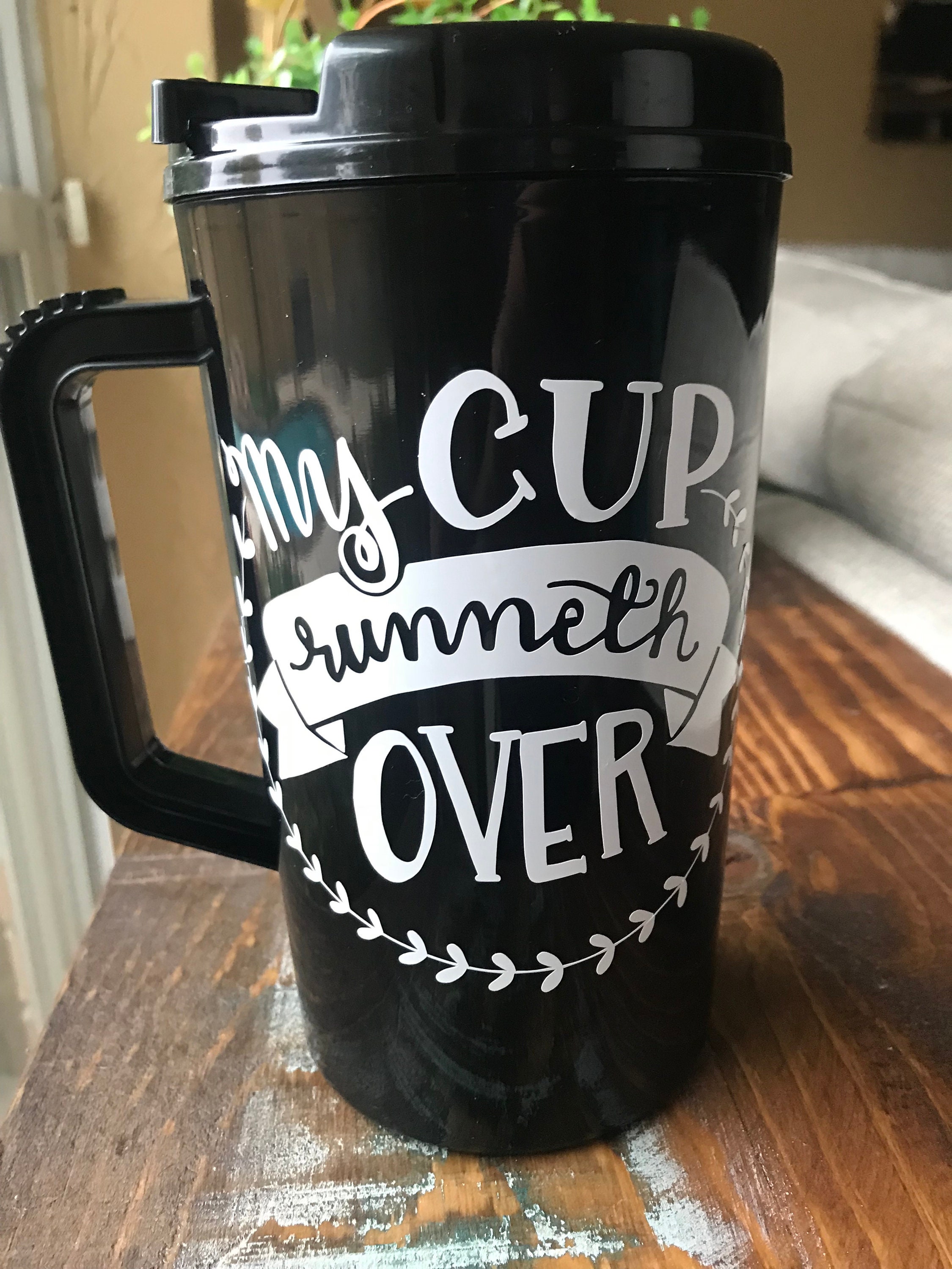 INSTANT DOWNLOAD My Cup Runneth Over Svg, Scripture Bible Verse Svg ...