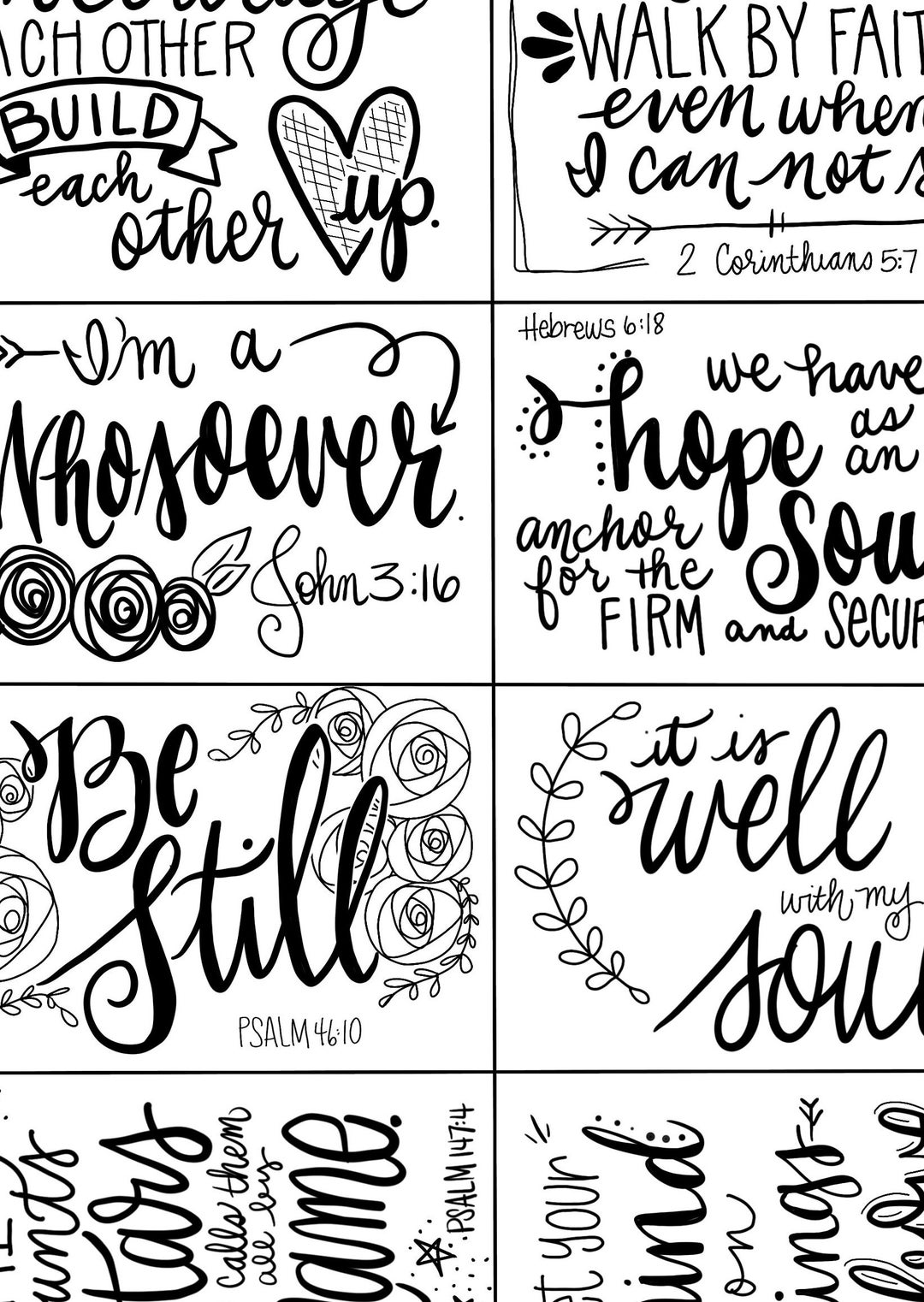 PNG JPEG Scripture Cards Bible Verses - Etsy