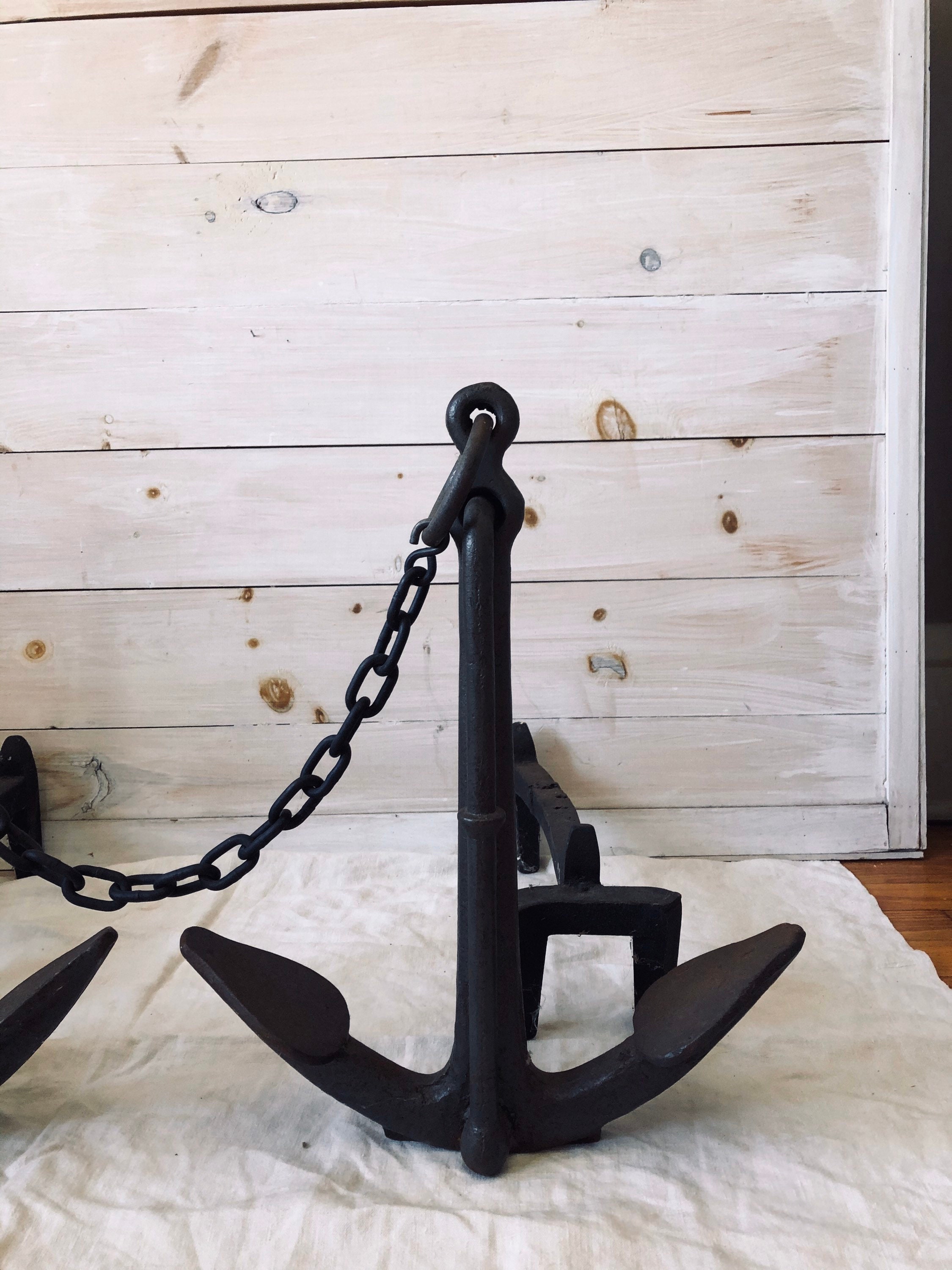 Anchor Andirons