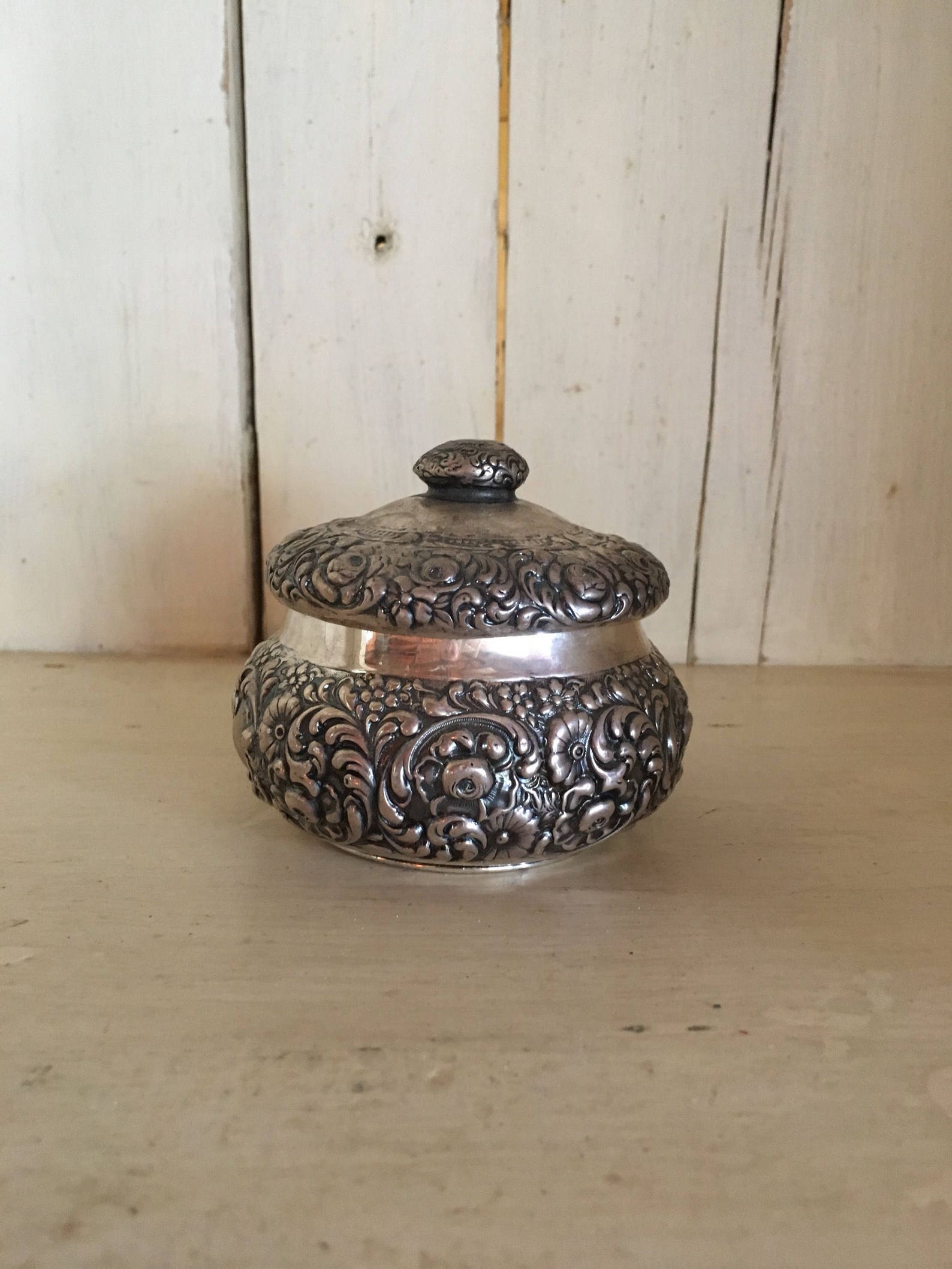Sterling Silver Dresser Box - Etsy