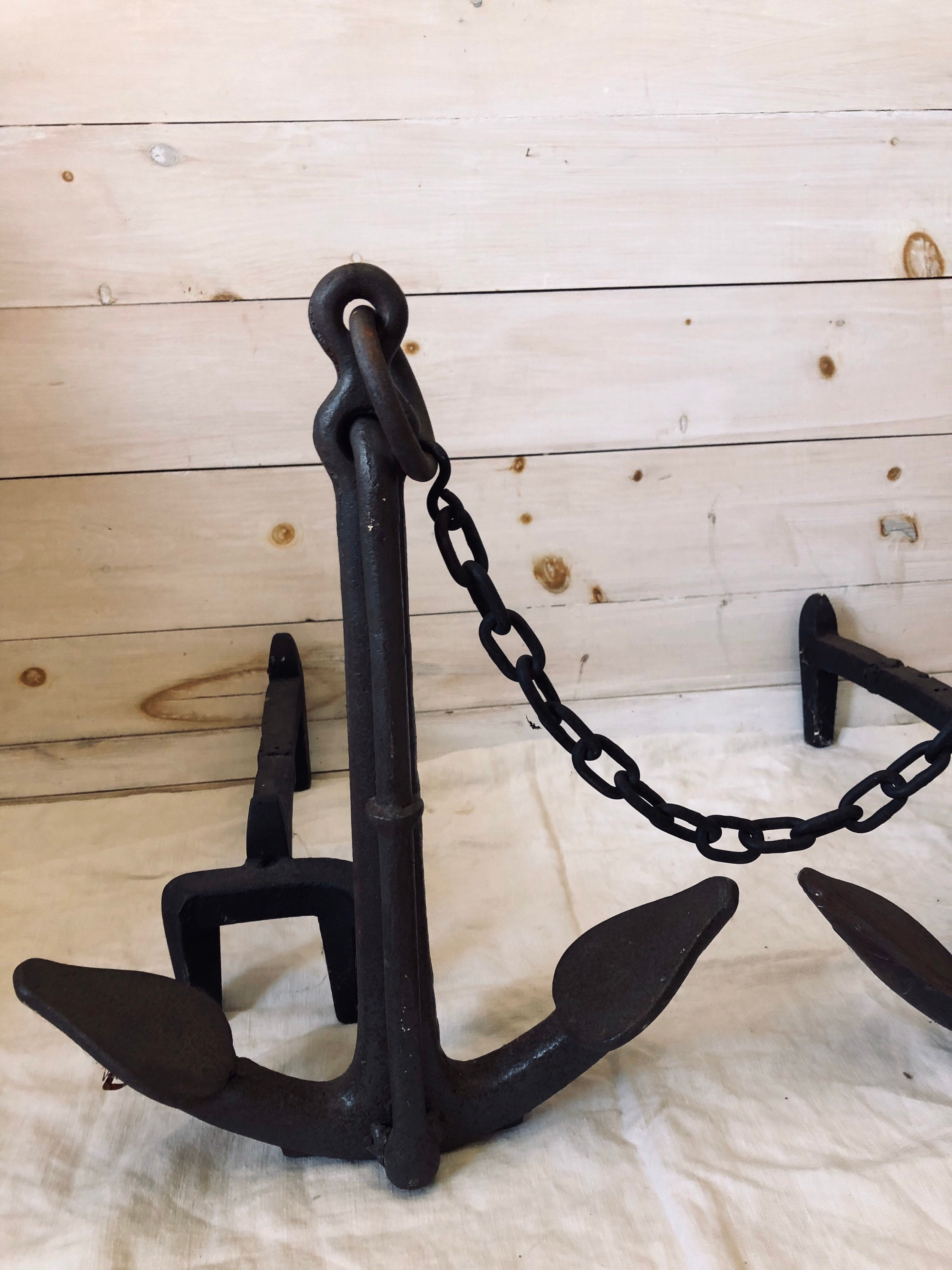 Anchor Andirons