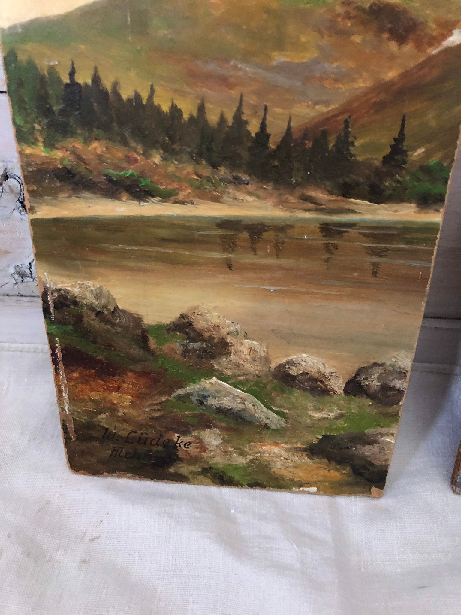 Pair of Miniature Landscapes