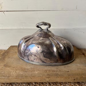 Vintage Silver Dome - Etsy