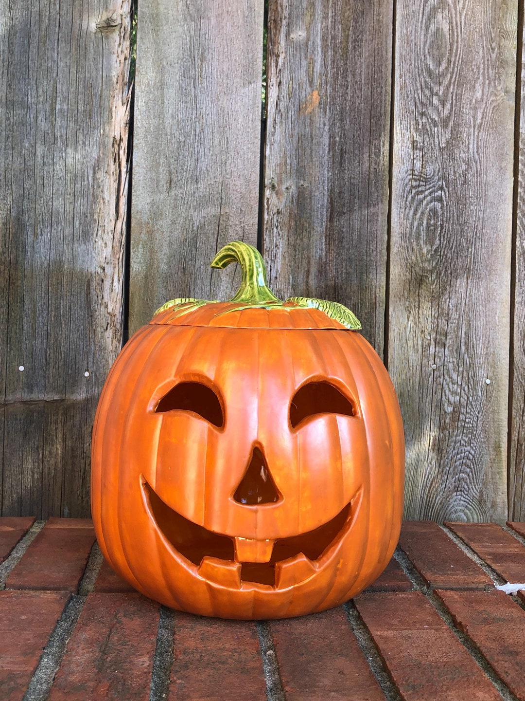 Happy Face Jack-o-lantern - Etsy