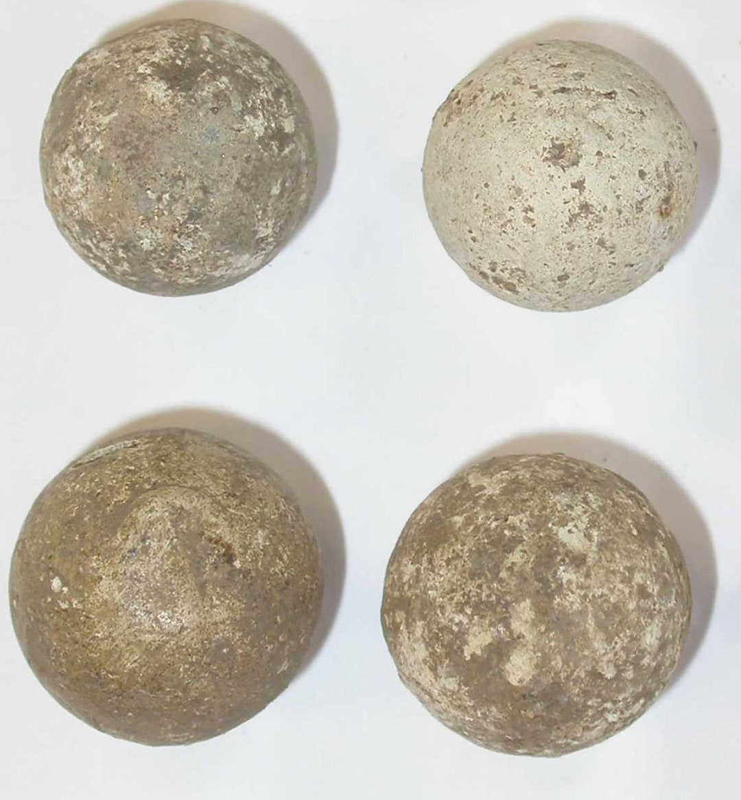 4 X Charles I English Civil War Musket Balls Battle of Preston Finds ...